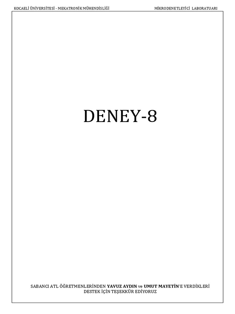 80fd8 - Deney 8 CCP b13 | PDF