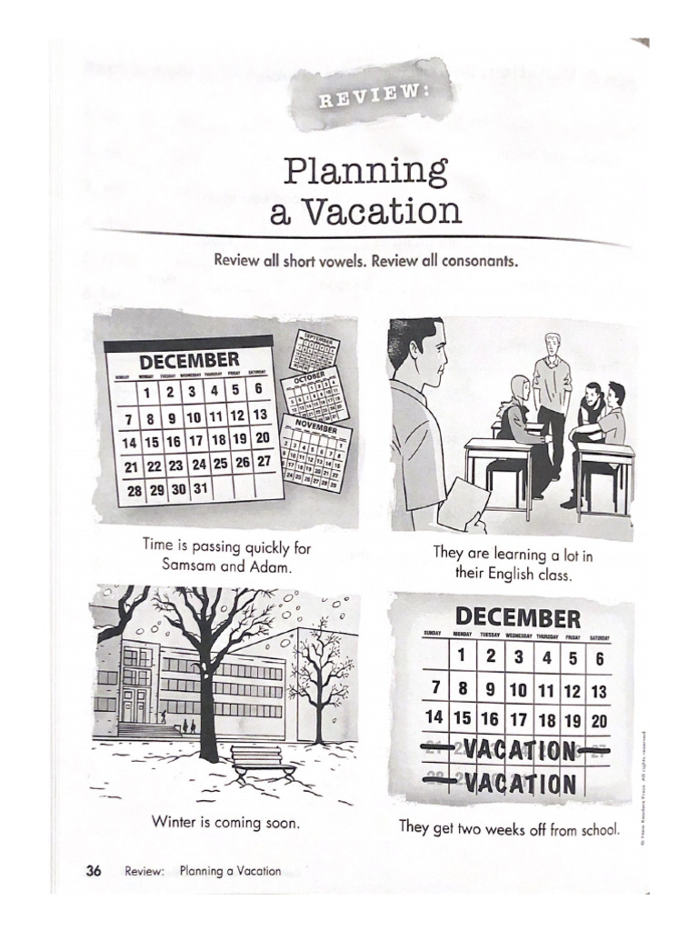 Planning A Vacation | PDF