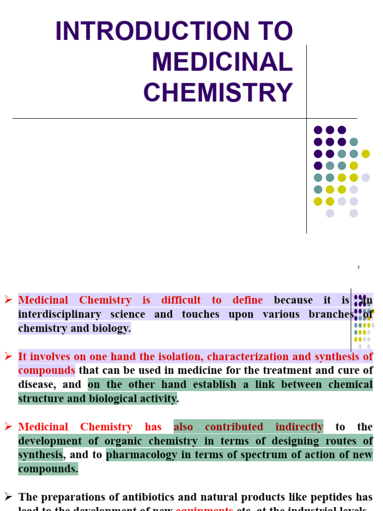 Introduction to Medicinal Chemistry | PDF | Medicinal Chemistry | Isomer
