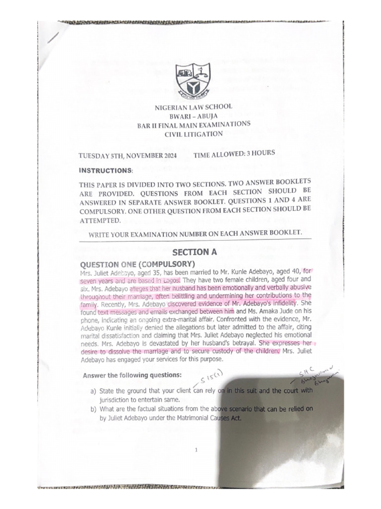 Nigerian Law School-2 | PDF