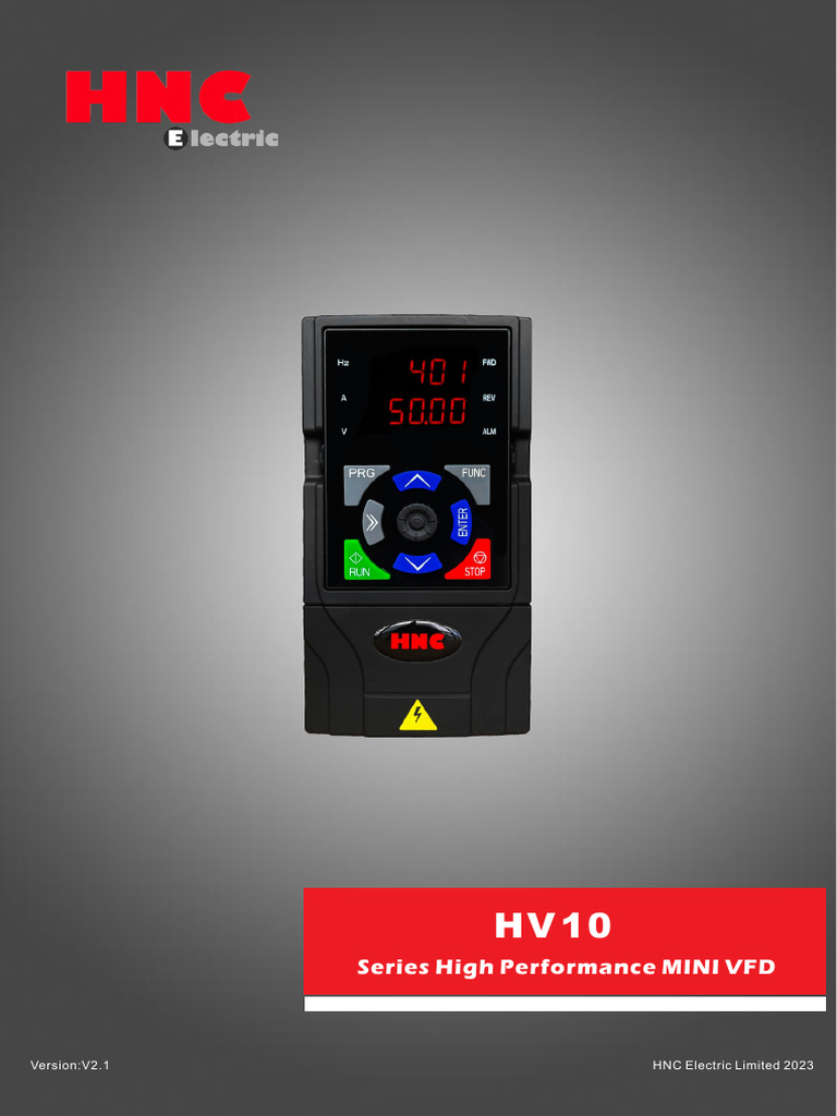 HV10 Series Frequency Inverter | PDF | Power Inverter | Mains Electricity