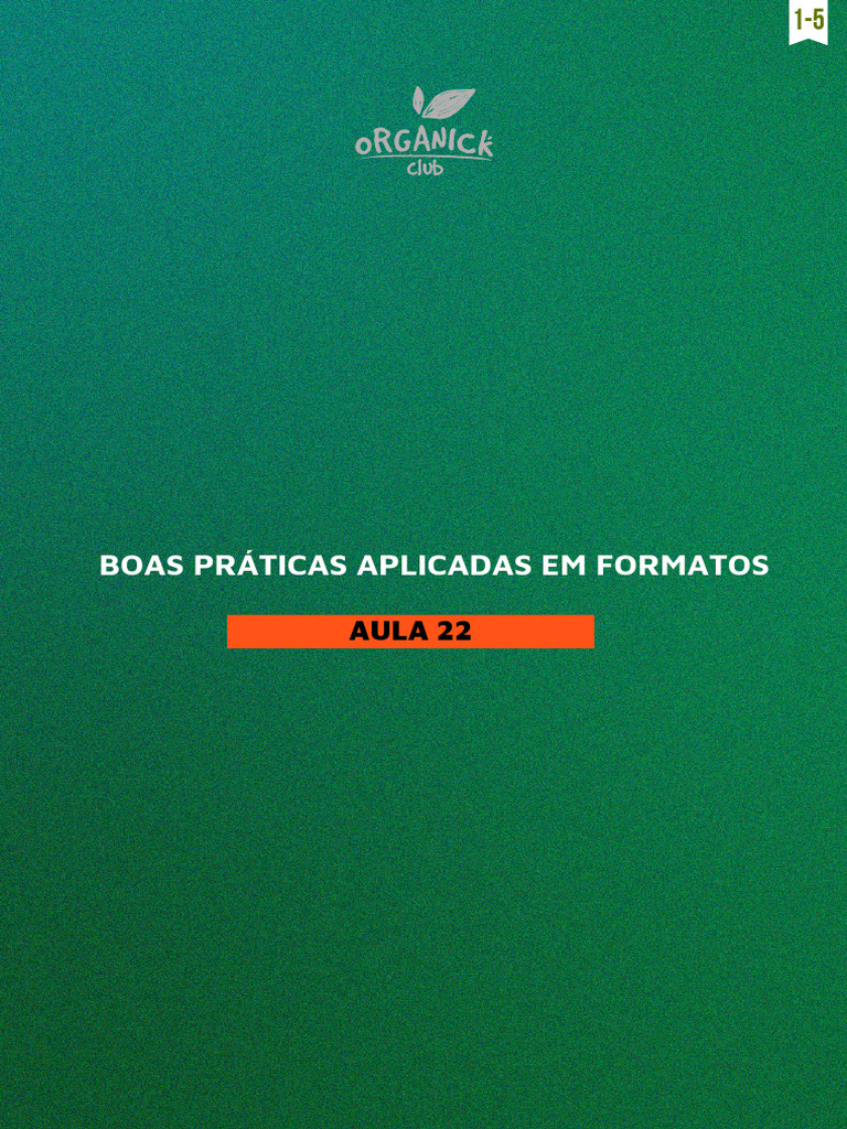 Boas PR Ticas Aplicadas em Formatos | PDF