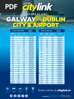 Dublin-Sligo Train Timetable 2024 | PDF | County Dublin | Land Transport