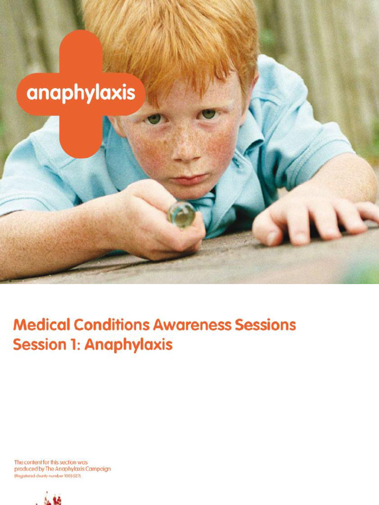Anaphylaxis Education | PDF