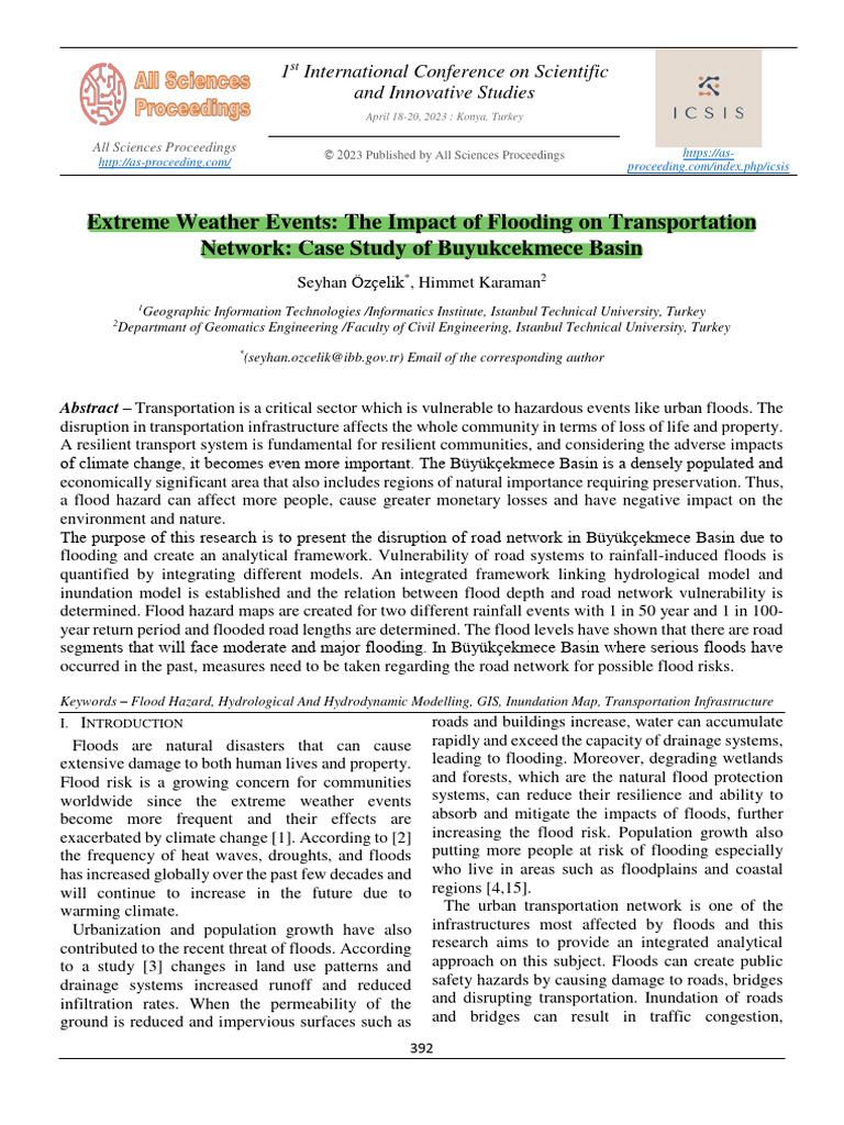 Extreme Weather Events the Impact of Flo | PDF | Flood | Hydrology