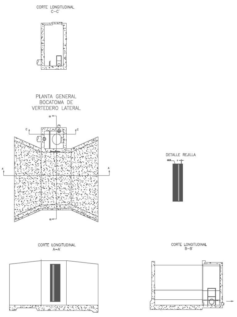 Bocatoma Vertedero Lateral | PDF