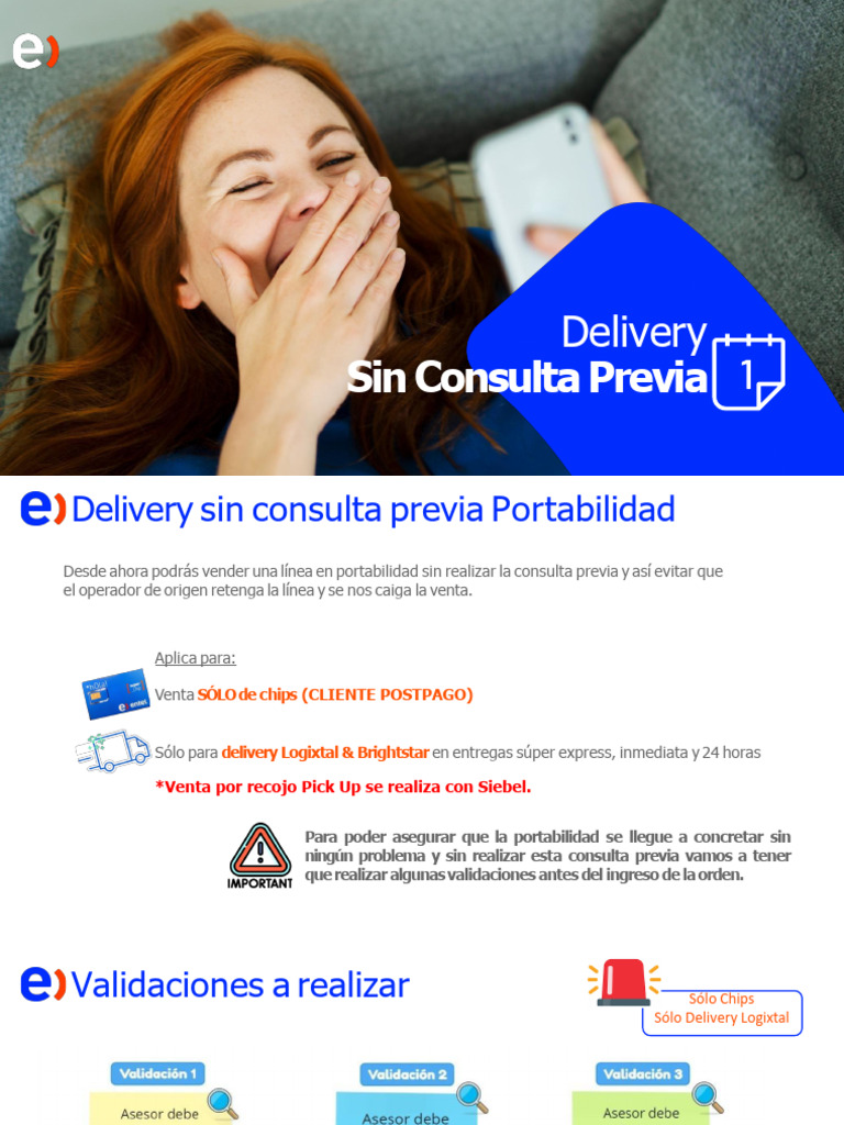 Delivery Sin Consulta Previa - OUTBOUND ORIGINAL | PDF | Industrias de ...