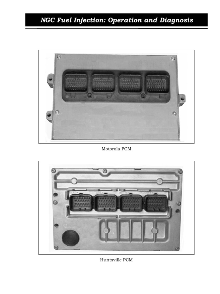 NGC Fuel System Operation _ Diagnosis Student Workbook 8169901092 | PDF