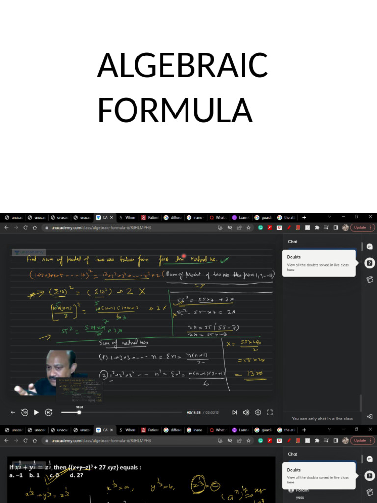 Algebra Difficult Questions | PDF