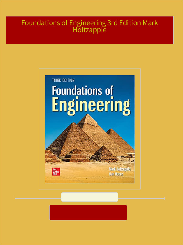 Foundations of Engineering 3rd Edition Mark Holtzapple 2024 scribd download | PDF | Newton's ...