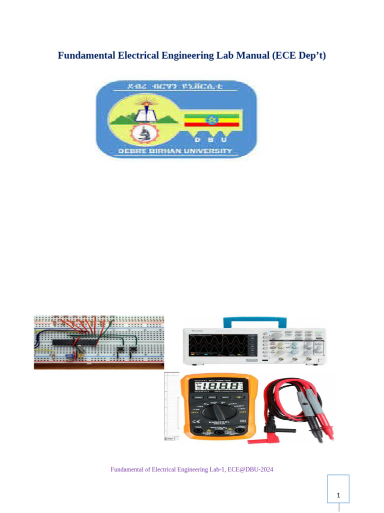 Fundamental Lab Manual | PDF | Resistor | Voltage