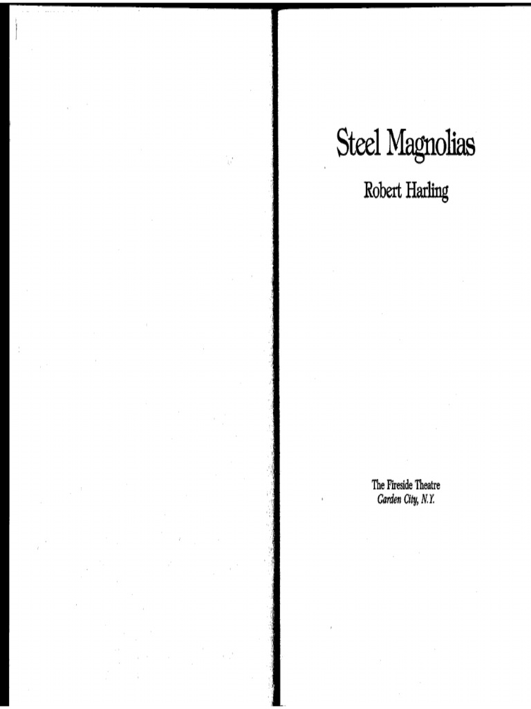 Steel Magnolias Script | PDF