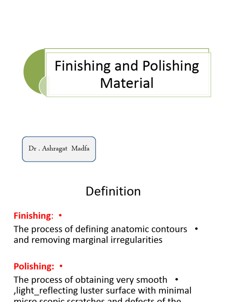 Finishing and Polishing | PDF | Abrasive | Building Engineering