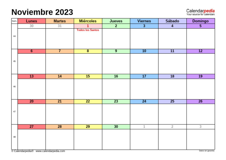 calendario-noviembre-2023-espana-horizontal | PDF