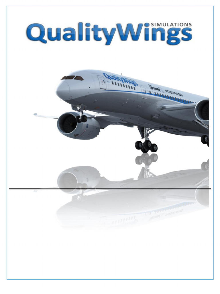 QualityWings - Ultimate 787 Collection Tutorial | PDF | Voo | Aeronave