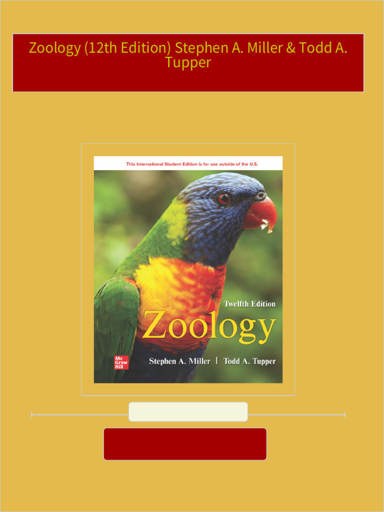 Full Zoology (12th Edition) Stephen A. Miller & Todd A. Tupper Ebook All Chapters | PDF | Cell ...