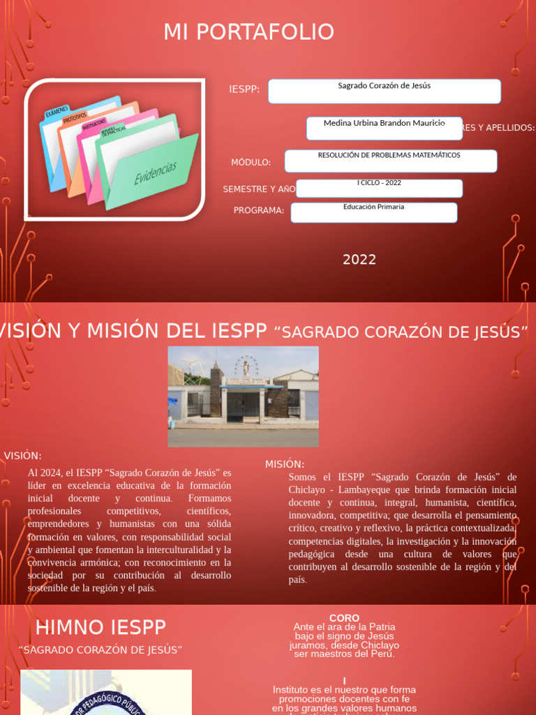 PORTAFOLIO DE MATEMÁTICA EN PPT | PDF