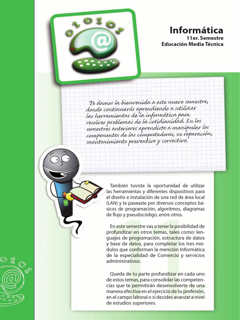 informatica-11er Mencion | PDF | Algoritmos | Datos