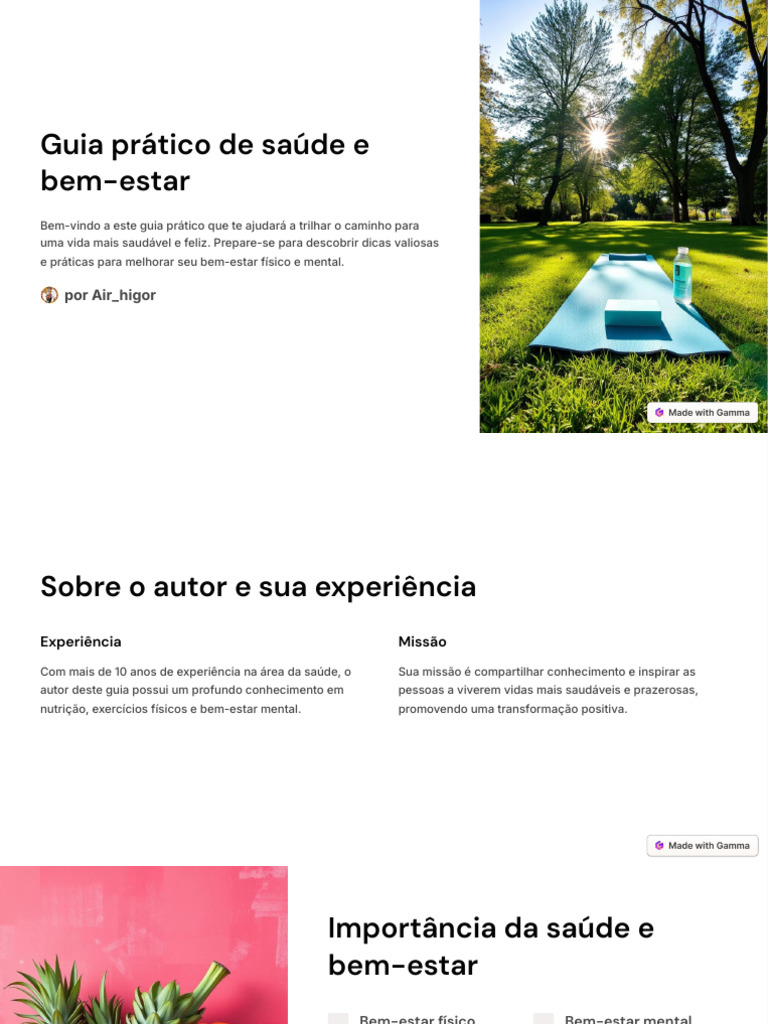 Guia Pratico de Saude e Bem Estar | PDF | Bem-estar | Alimentos