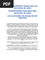 Beneficios y uso del Zapper terapeútico | PDF | Microorganismo ...