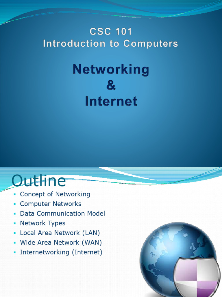Topic 4 - Networking Internet | PDF | Computer Network | Internet Protocols