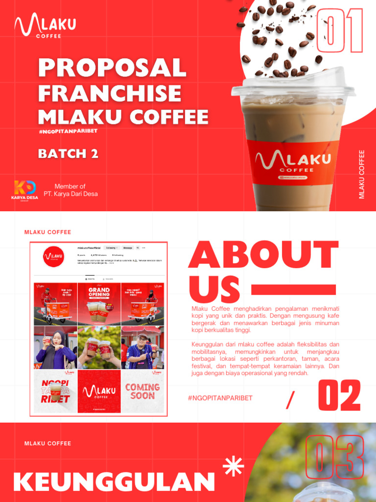 Update Proposal Franchise Mlaku Coffee Batch 3 | PDF