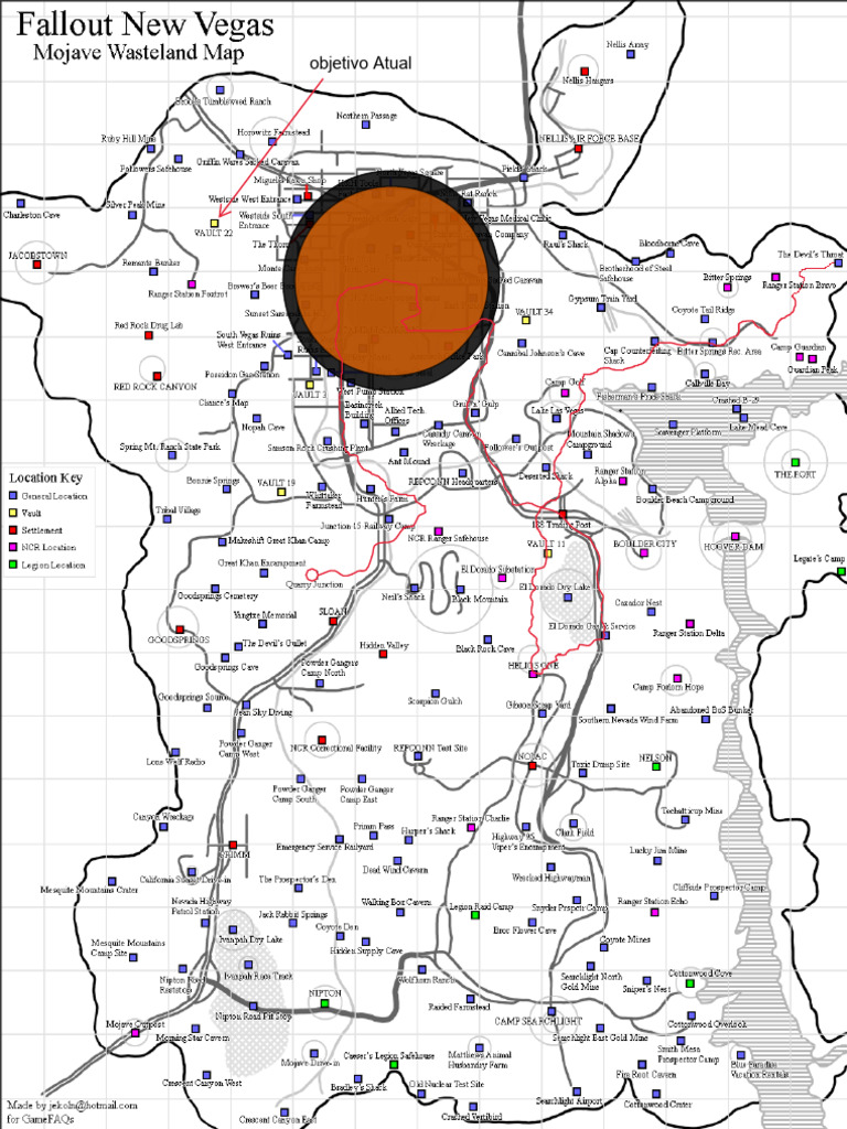 Mapa de New Vegas Atualizado 4 | PDF