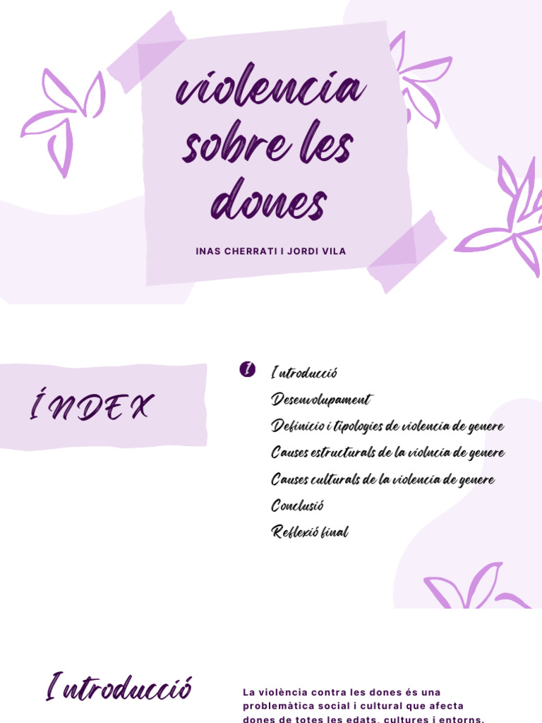 Violencia Sobre Les Dones | PDF