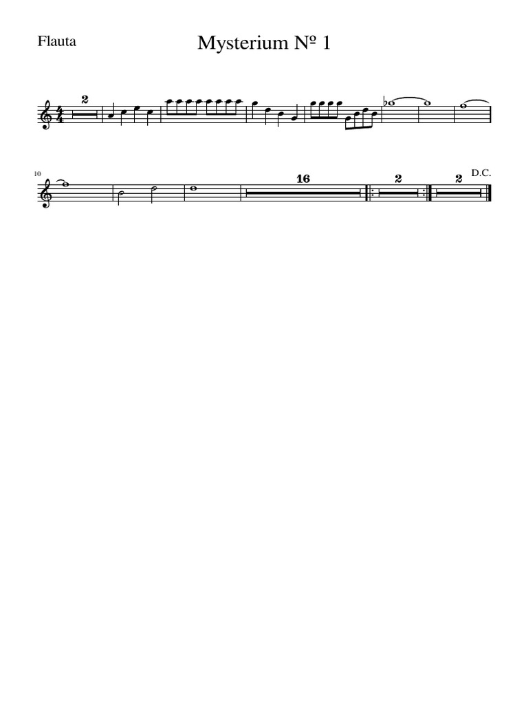 Mysterium #1-Flauta | PDF
