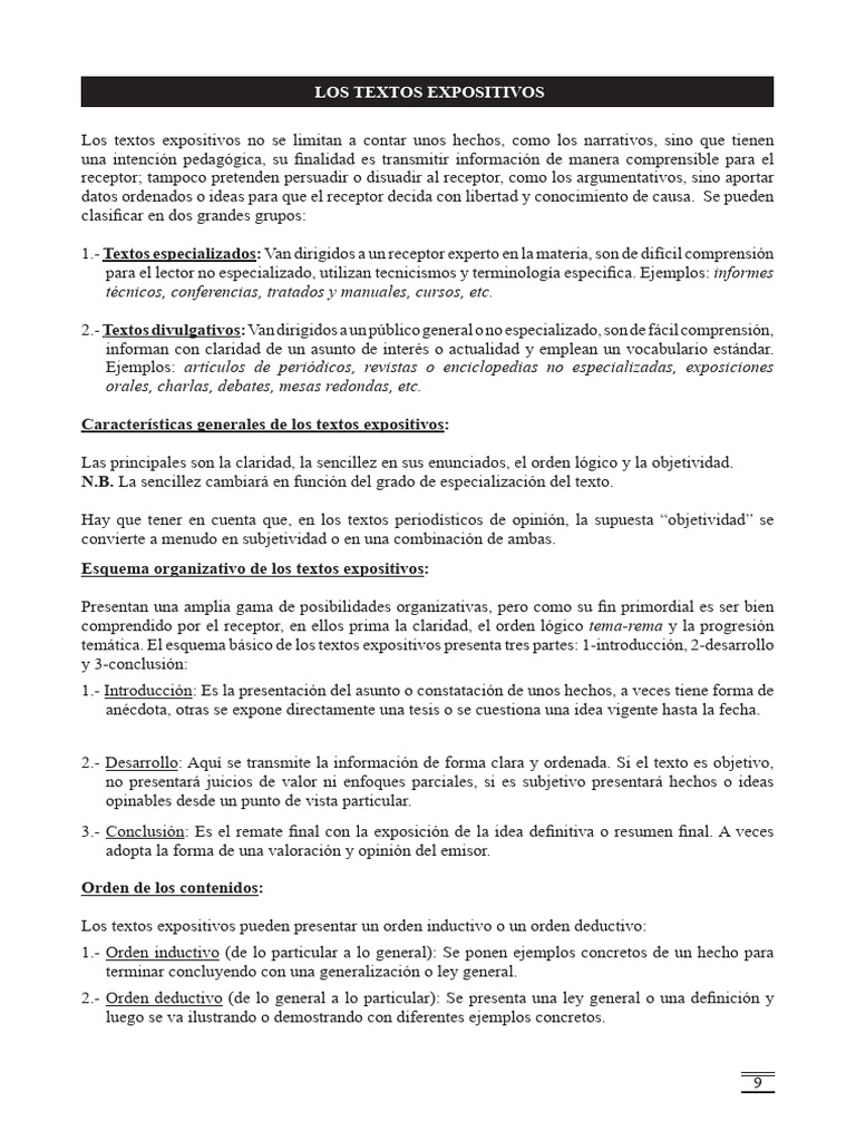 2 BACH - TEXTOS EXPOSITIVOS Y ARGUMENTATIVOS-adaptado | PDF | Ozono | Agua
