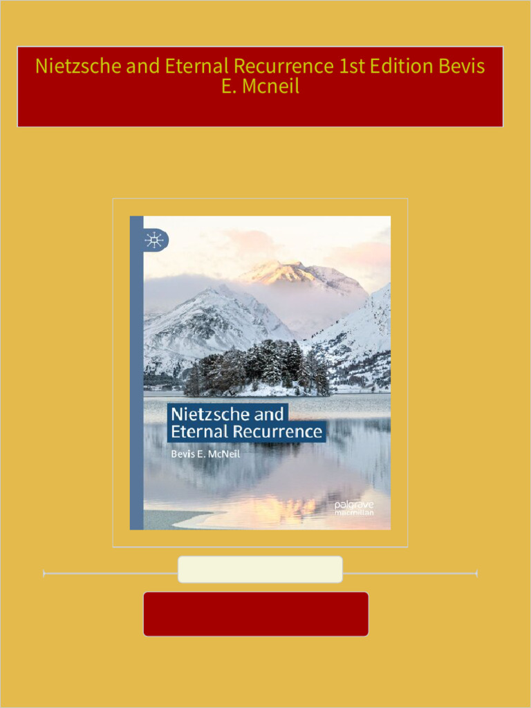 PDF Nietzsche and Eternal Recurrence 1st Edition Bevis E. Mcneil Download | PDF | Friedrich ...