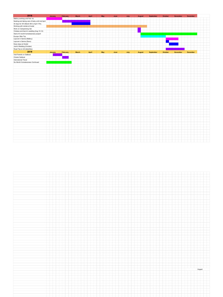 Tentative Calendar For Next Year - Sheet1 | PDF