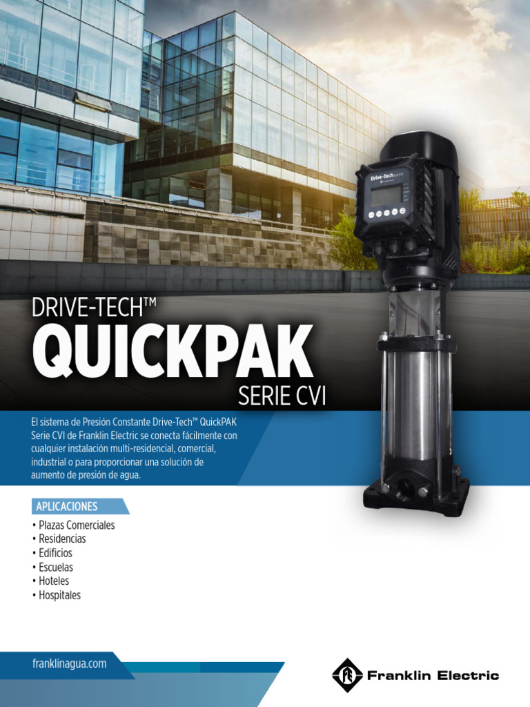 Drive Tech Quickpak Serie Cvi | PDF | Ingeniería | Metrología