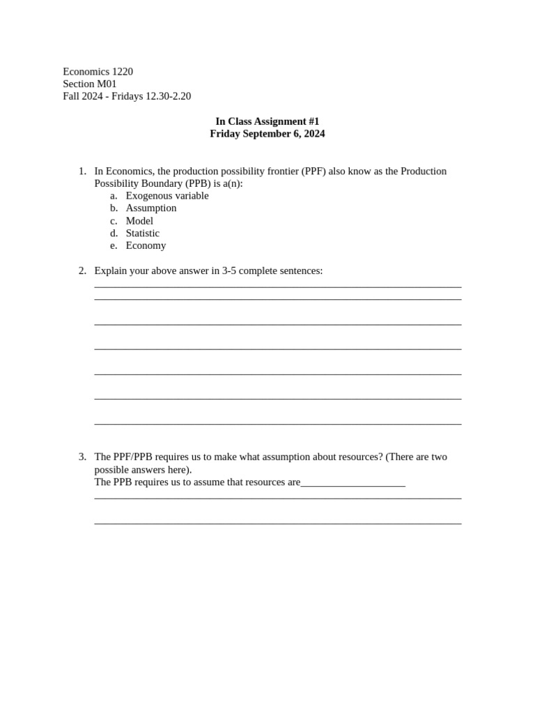 M01 in Class ASG#1 | PDF