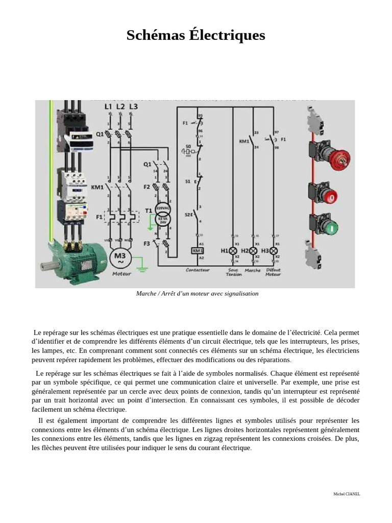 Sch_ma_lectrique__1734732669 | PDF | Électricité | Courant électrique