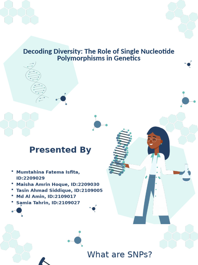 Single Nucleotide Polymorphism | PDF | Single Nucleotide Polymorphism | Genetics