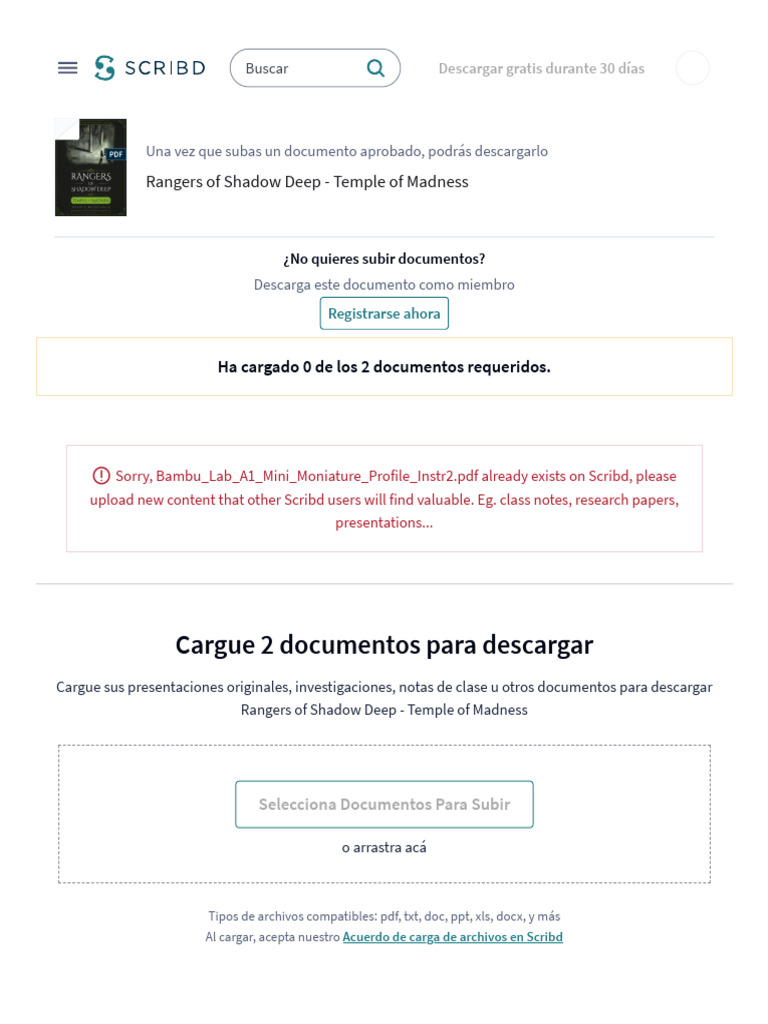 Suba Un Documento - Scribd | PDF