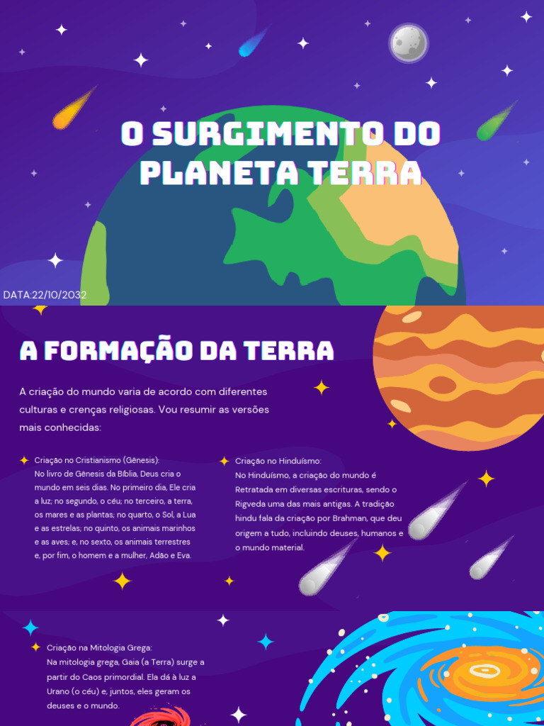 Criação e Evolução da Terra e Vida | PDF | Terra | Vida