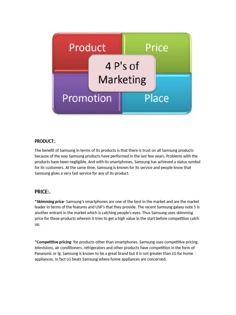 Marketing Mix | PDF