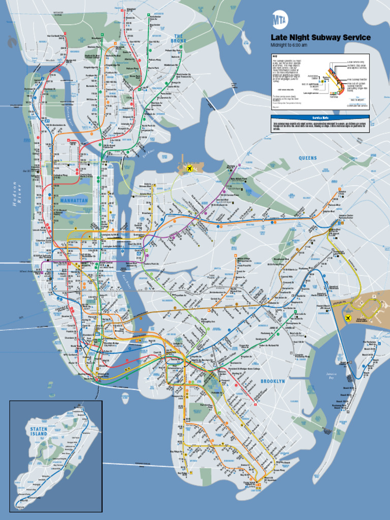 Night Map | PDF | The Bronx | Land Transport