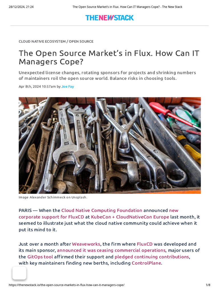 The Open Source Market's in Flux. How Can IT Managers Cope - The New ...