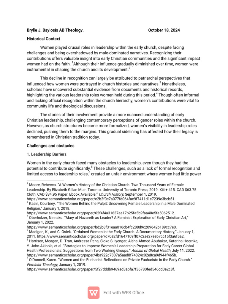 Michael SAGANAY - BRYLLE BSYLOSIS | PDF | Leadership | Gender