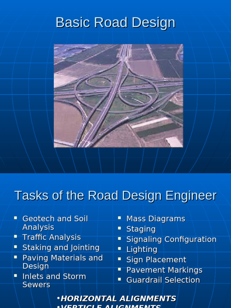 Basic Road Design | PDF