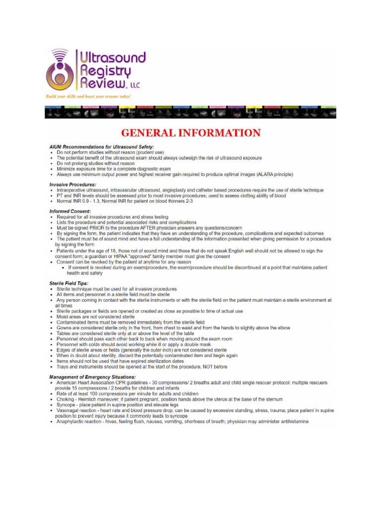 USRR Echo General Information | PDF