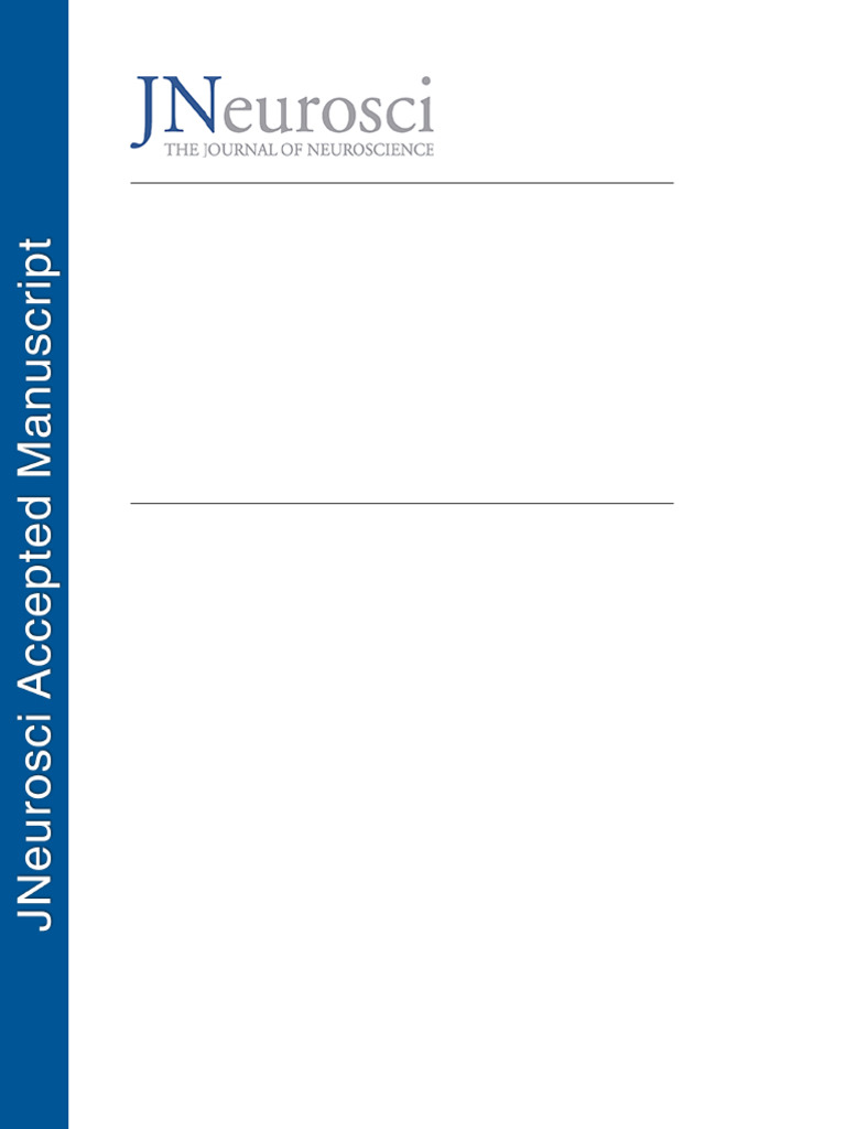Watson Et Al (2016) | PDF | Neuroscience