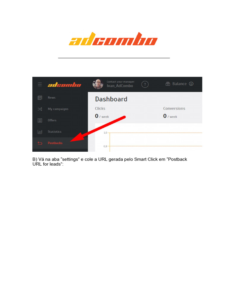 Como Configurar A Url Do Postback Adcombo | PDF