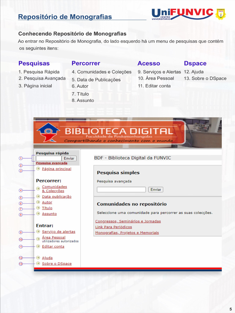 Conhecendo o Repositório | PDF