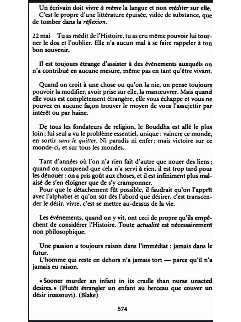 Cioran - Extraits Des Cahiers | PDF