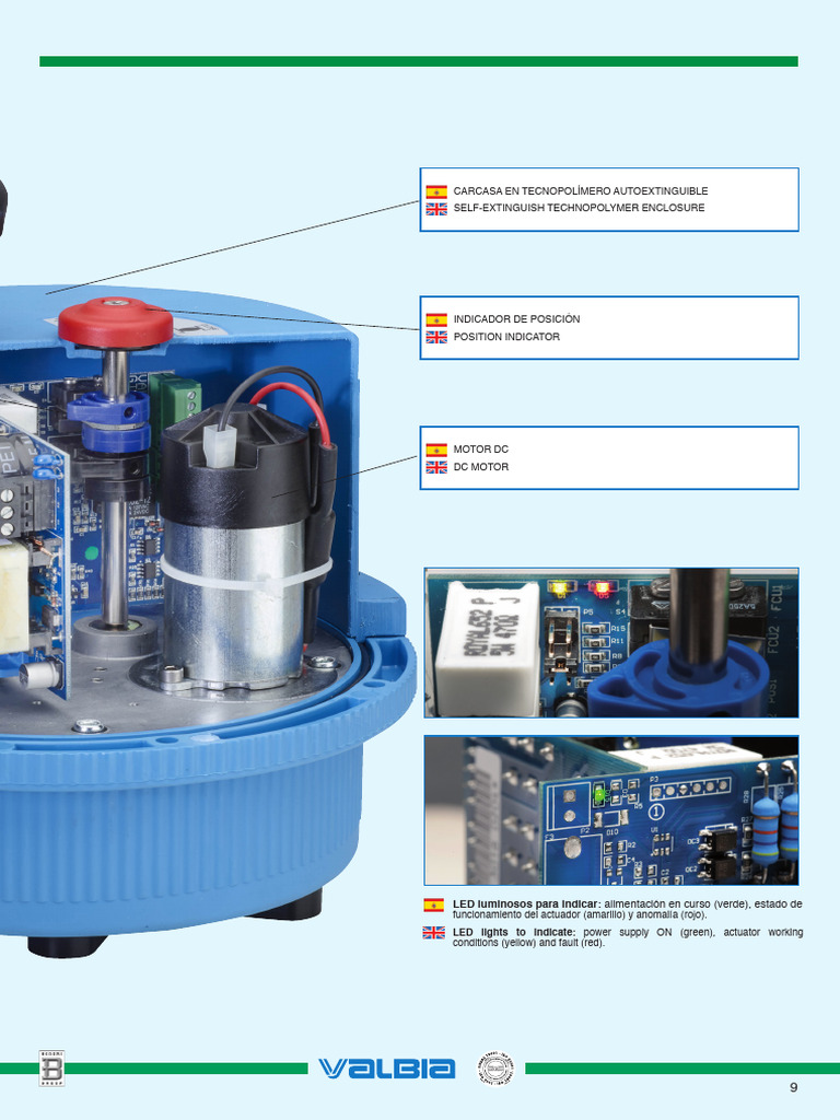 BROCHURE - Valbia ACTUADORES ELECTRICOS Brochure | PDF | Ingenieria Eléctrica | Electrónica
