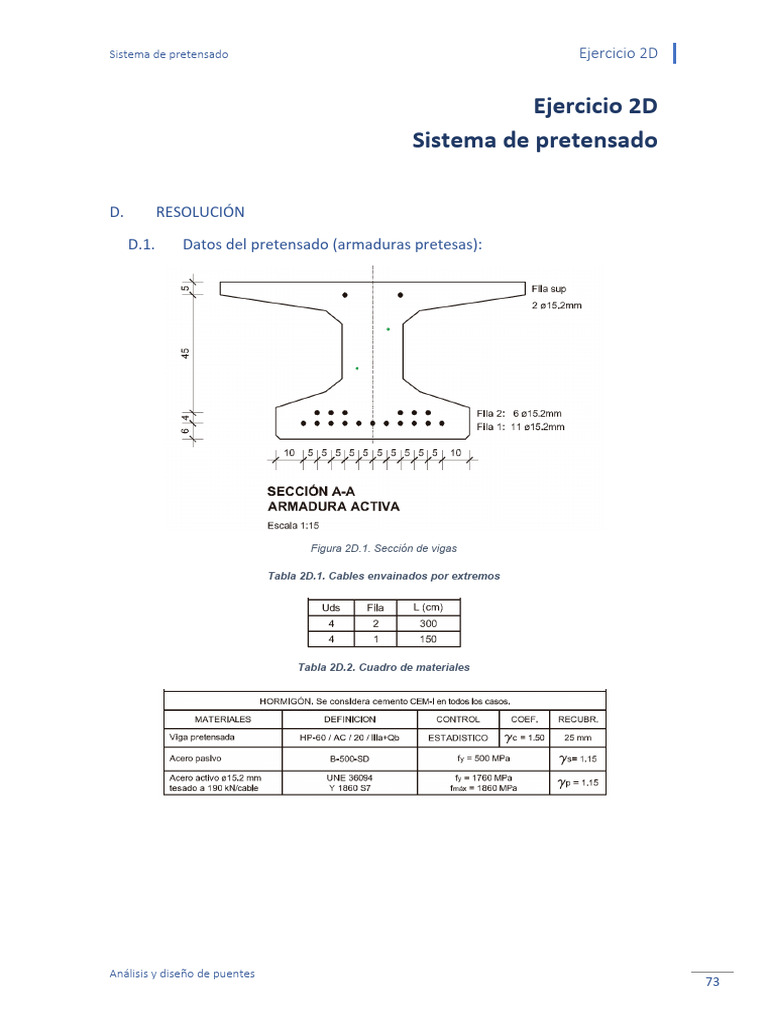 P2- Ejercicio 2D - Sistema de Pretendado | PDF | Ventana (informática)